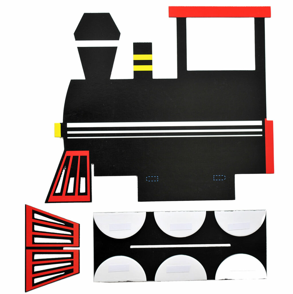 Railroad - Centerpiece Locomotive shape