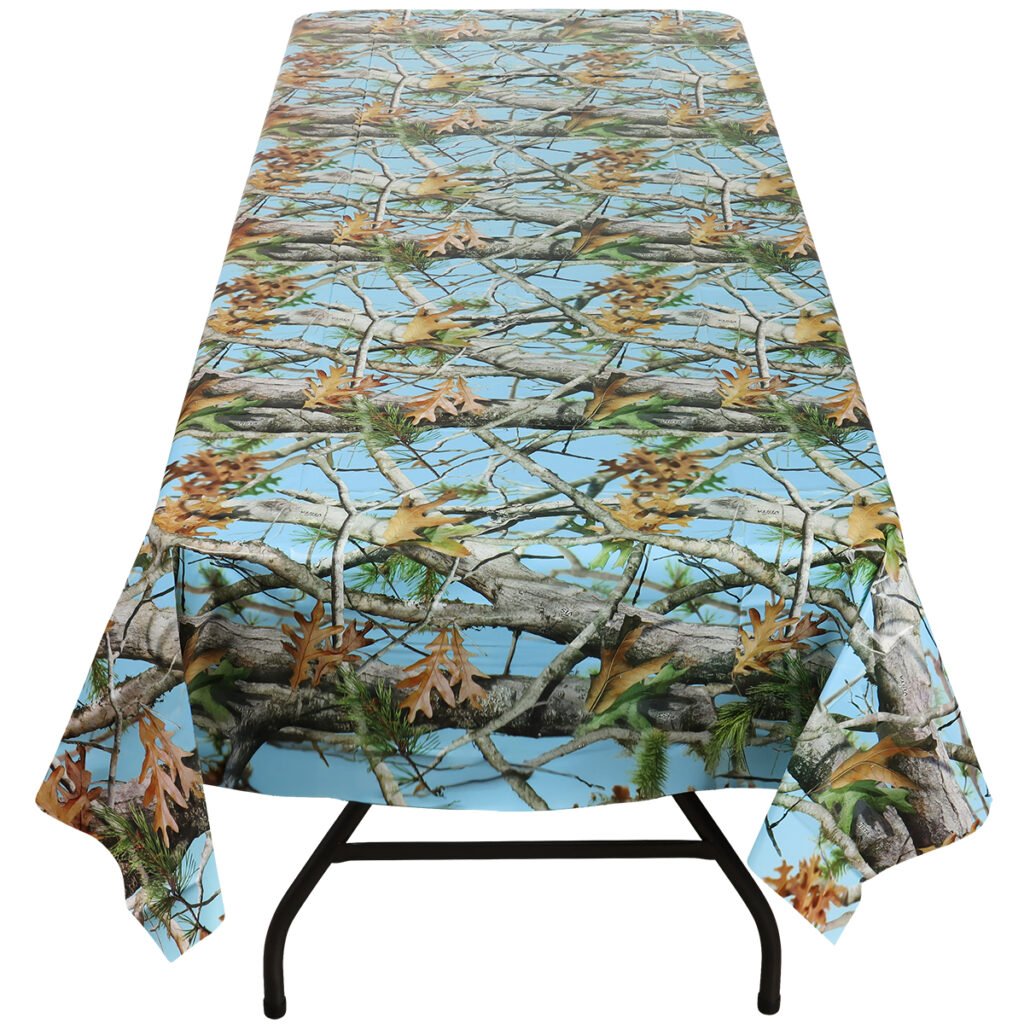 Light Blue Camo – Tablecover – Havercamp Party Products