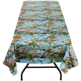 Light Blue Camo – Tablecover – Havercamp Party Products