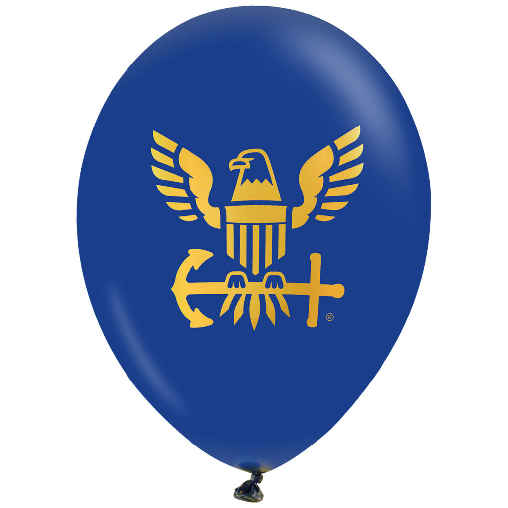 US Navy – Balloons Latex 10-pack – Havercamp Party Products